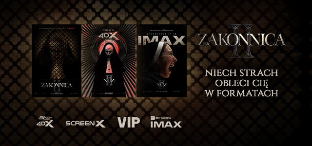 Zakonnica II we wszystkich kinowych formatach Cinema City